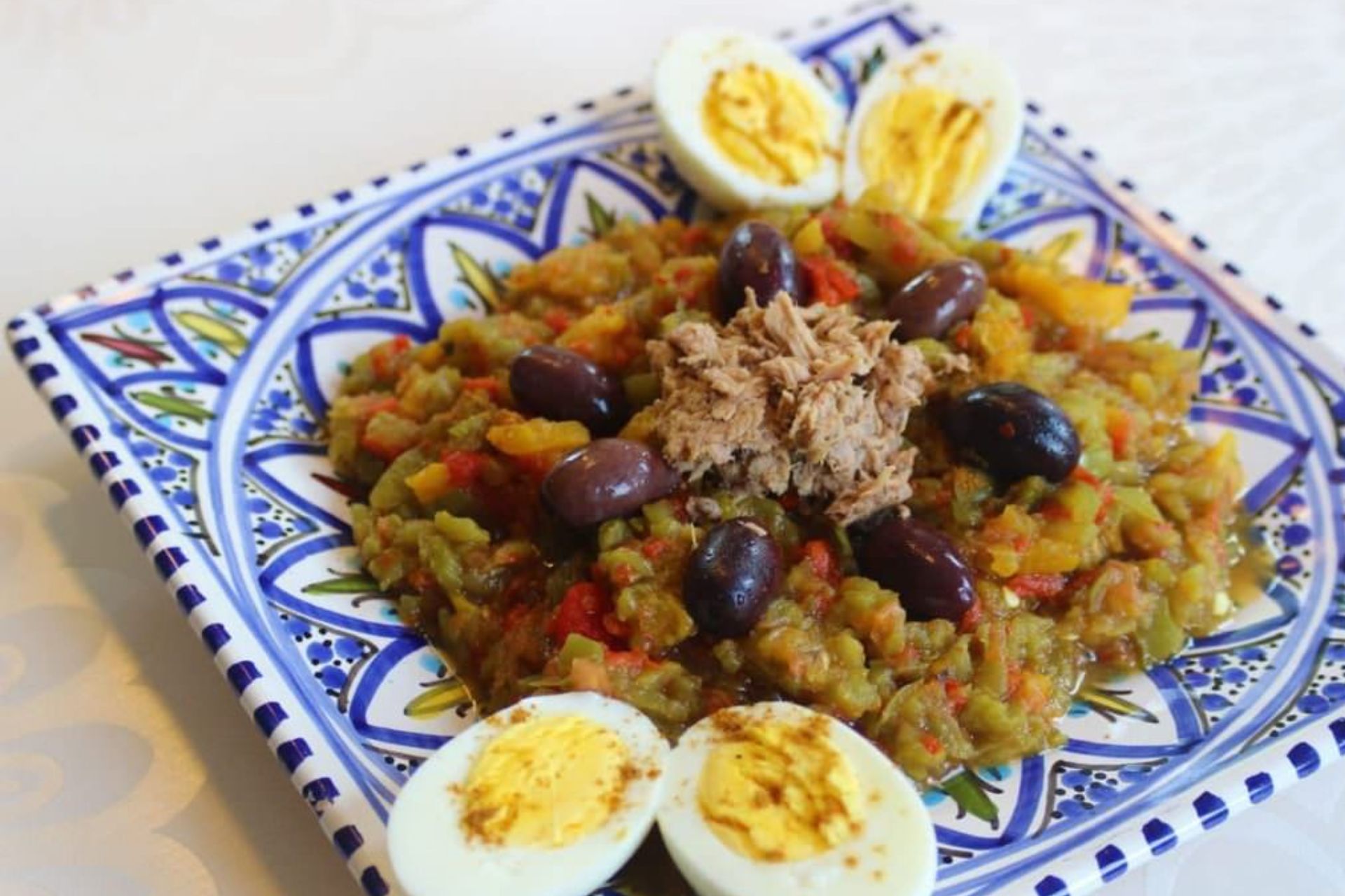 Salad Mechouia (Tunisian Grilled Vegetable Salad) – ZWITA